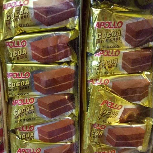 Apollo Cocoa Layer Cake 可可味蛋糕 | Shopee Malaysia
