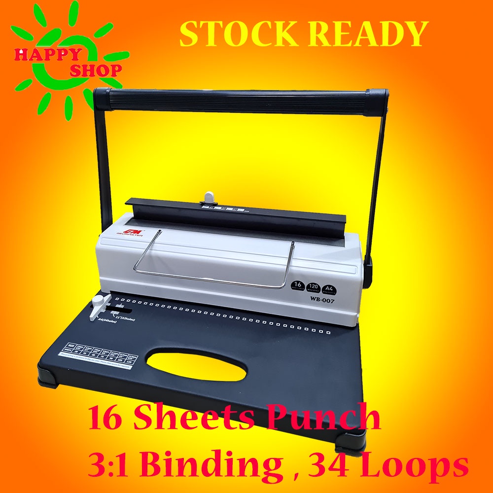 GEOMASTER WIRE BIND MACHINE HEAVY WIRE BINDING MACHINE GM | Shopee Malaysia