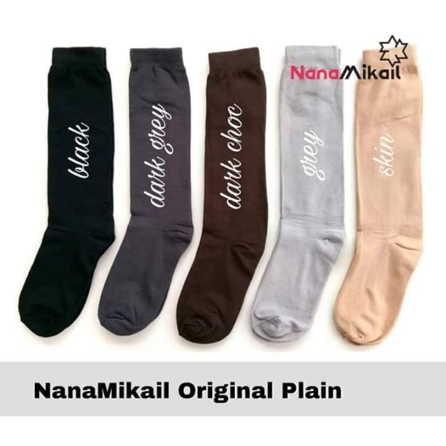 Stokin Original Plain Nanamikail | Shopee Malaysia