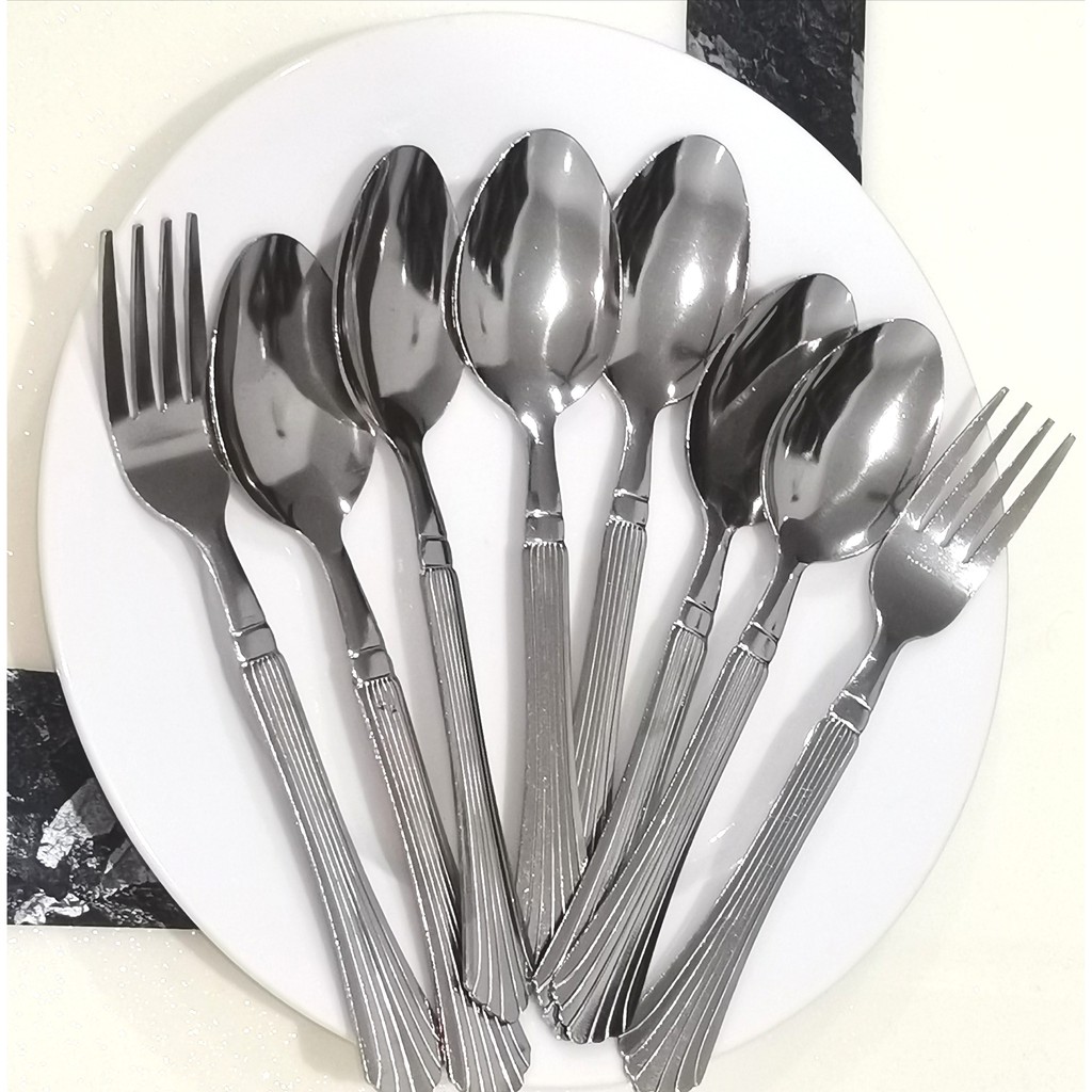 High Quality Stainless Steel Cutlery Spoon / Sudu Besi | Shopee Malaysia
