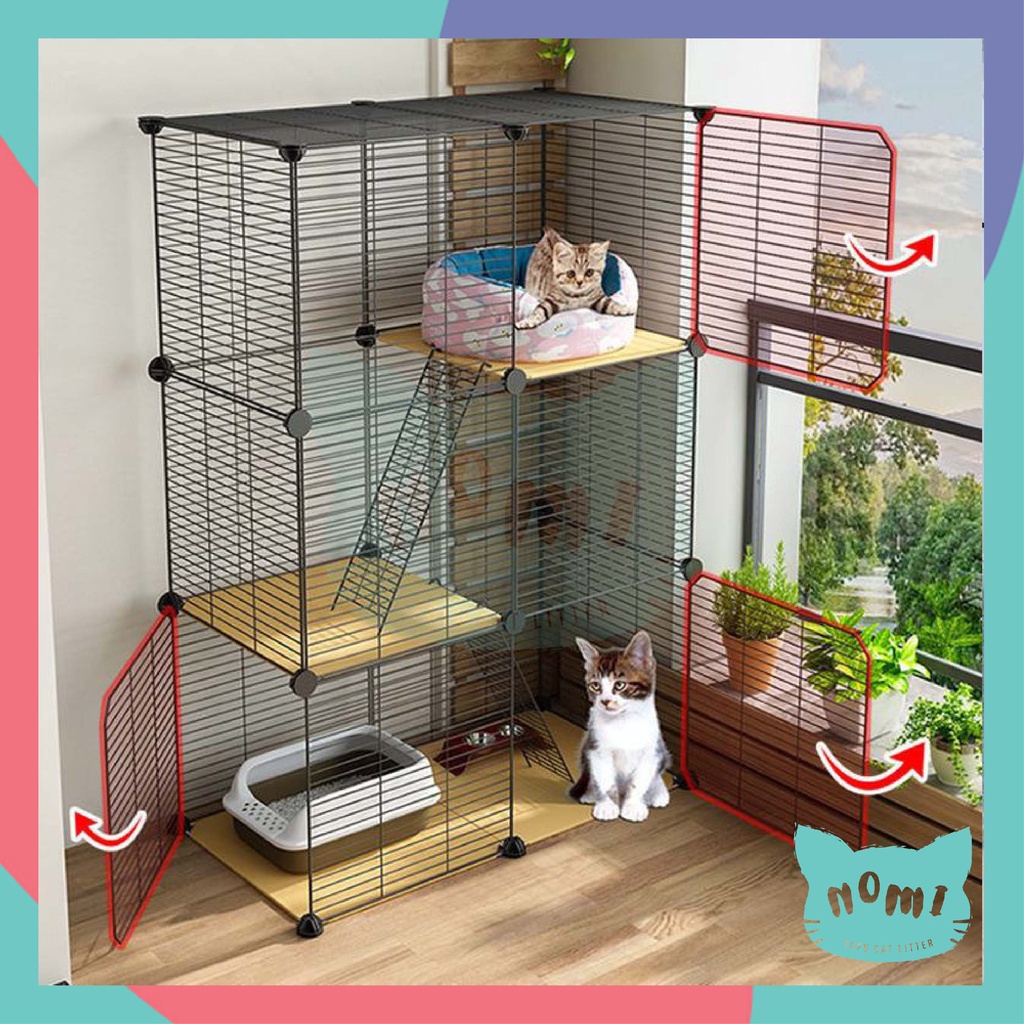 Nomi DIY Pet Cage Fences Playpen DIY panel Pet Cage Fence Dog Rabbit ...