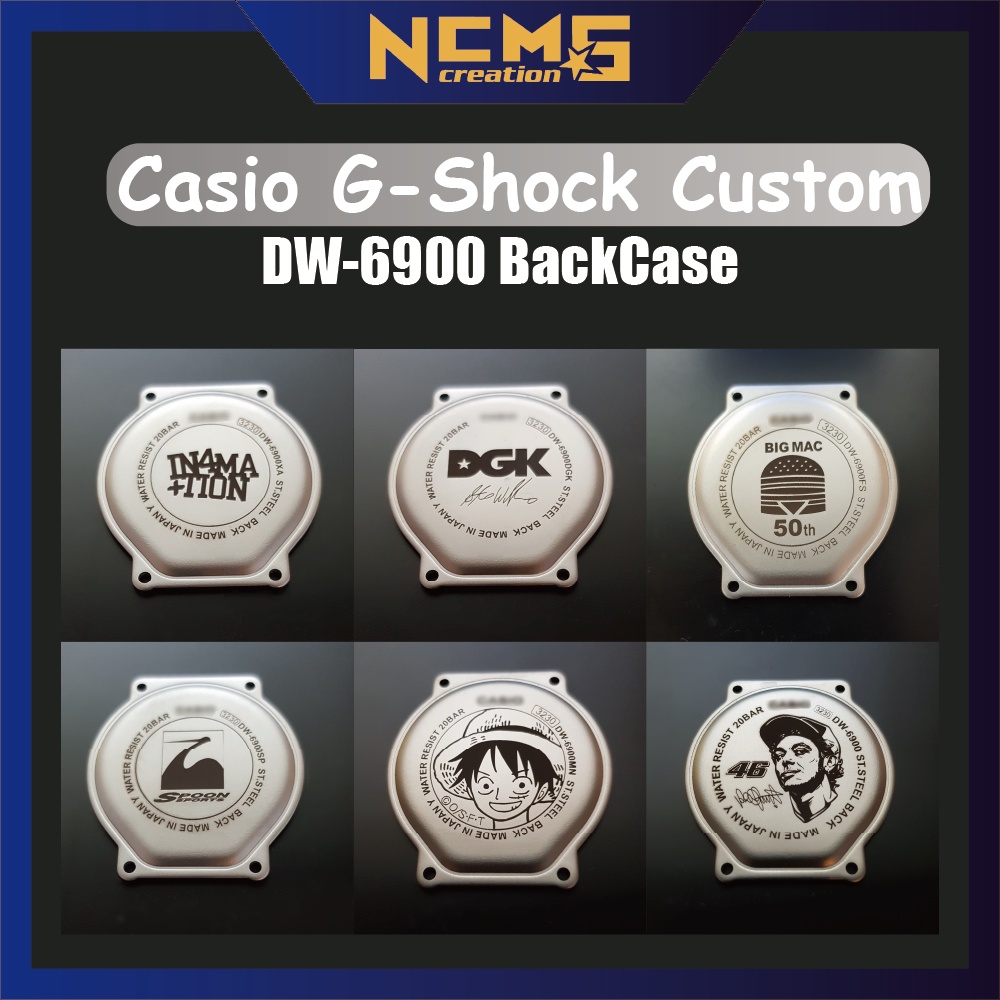 [NCMS] Casio G Shock DW6900 Backcase DW6900 Custom BnB INAMATION Rasta Adidas Ultraman Watches ...