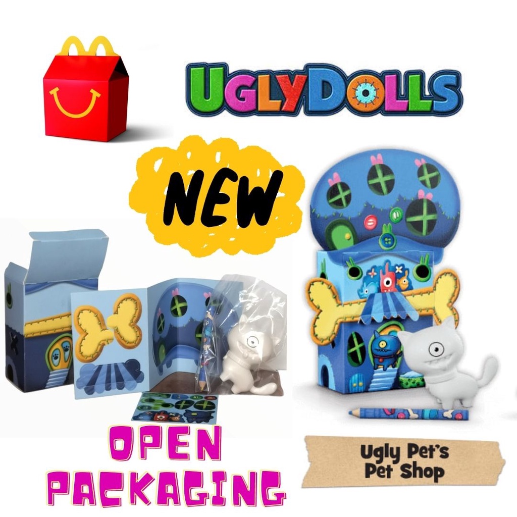 New Ugly Dolls Toys collection McD Happy Meal collection Mainan patung ...