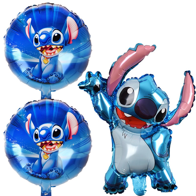 1pcs Stitch 18 inch Aluminum Helium Balloons Cartoon Baby Shower ...