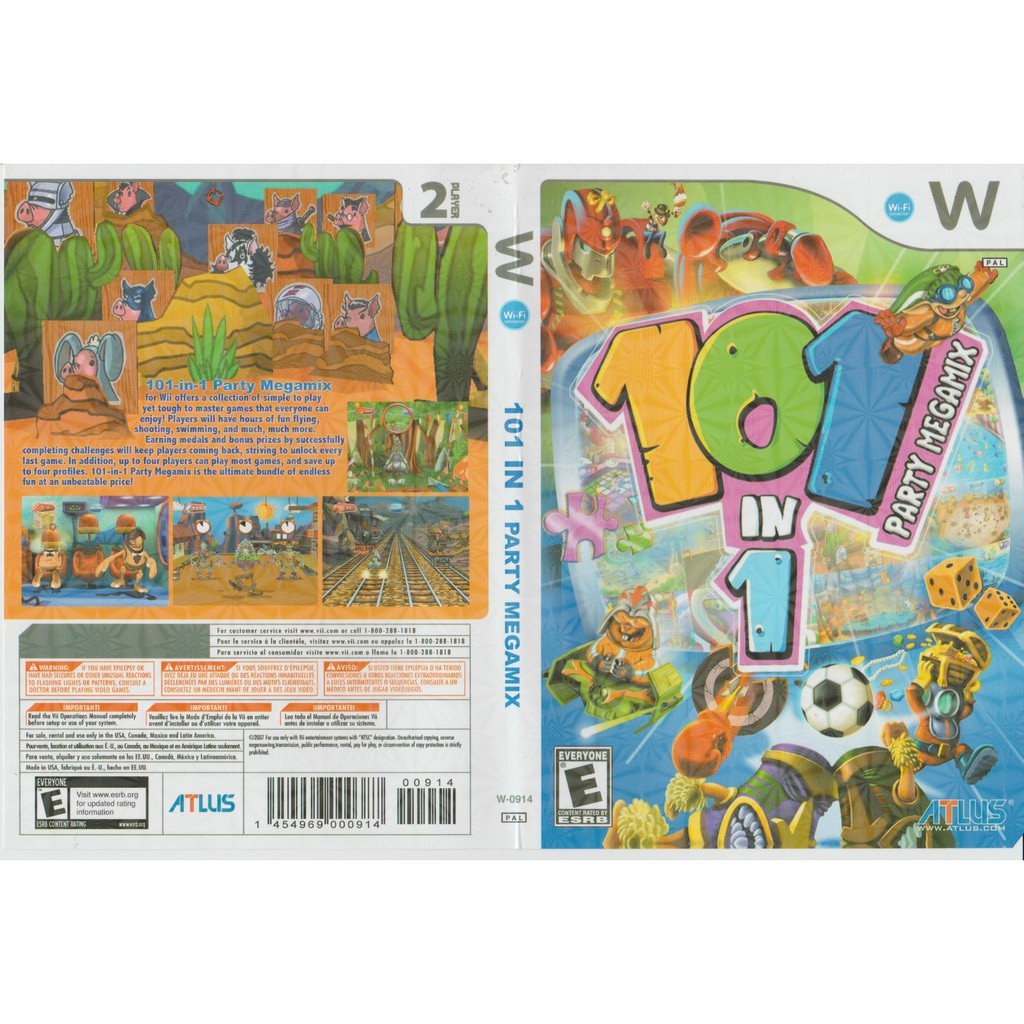 Nintendo Wii Game :101 in 1 Party Megamix | Shopee Malaysia