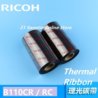 [1 roll] Ricoh Resin Ribbon 110x300m Premium Thermal Transfer Japan ...