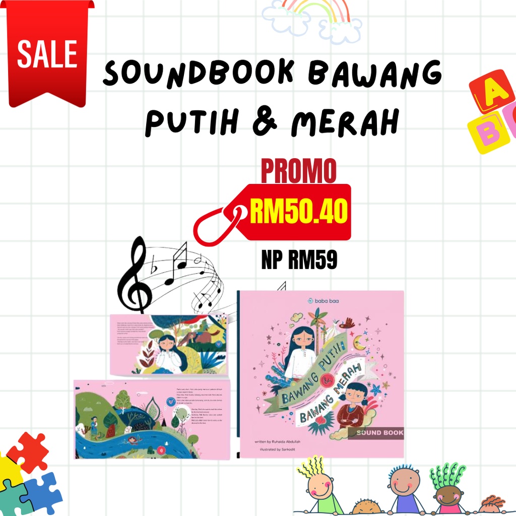 Buku cerita Bawang Putih dan Bawang Merah Versi Berbunyi English dan ...