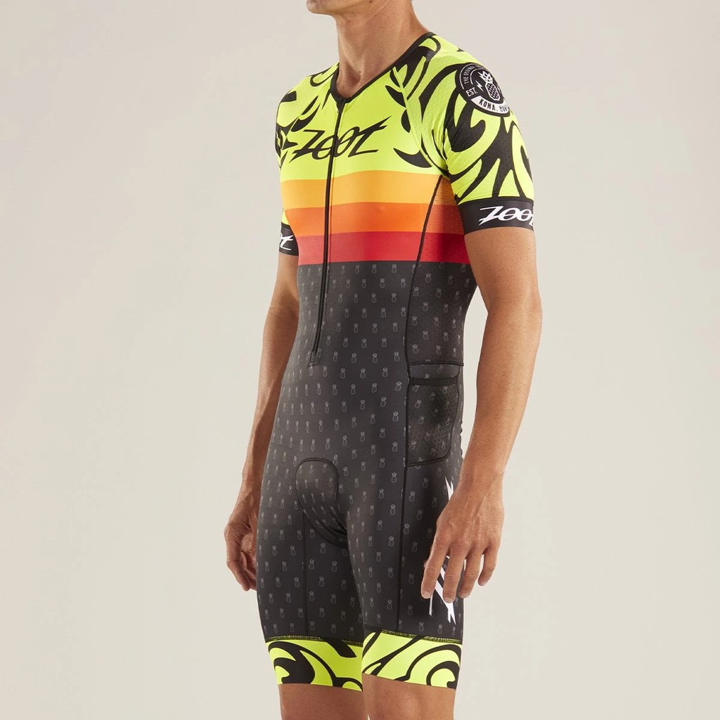 Zoot Cycling Bodysuit One Piece Bike Triathlon Skinsuit 3 Pockets ...