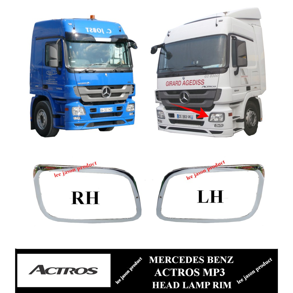J110S11 MERCEDES BENZ ACTROS MP3 HEAD LAMP RIM | Shopee Malaysia