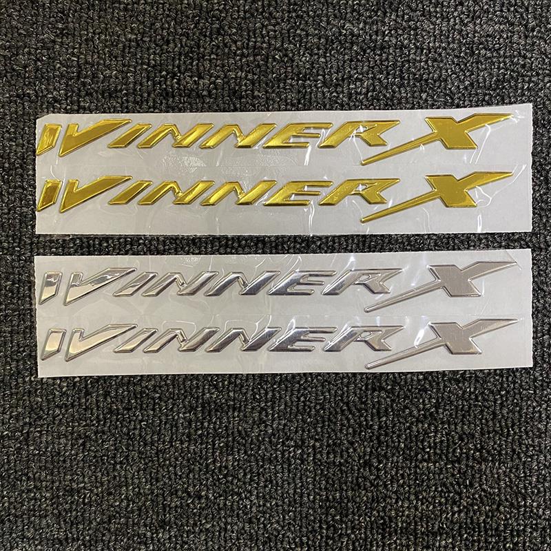 1 Pair 3D Soft Emblem For Motorcycle WINNER X Decals | Shopee Malaysia