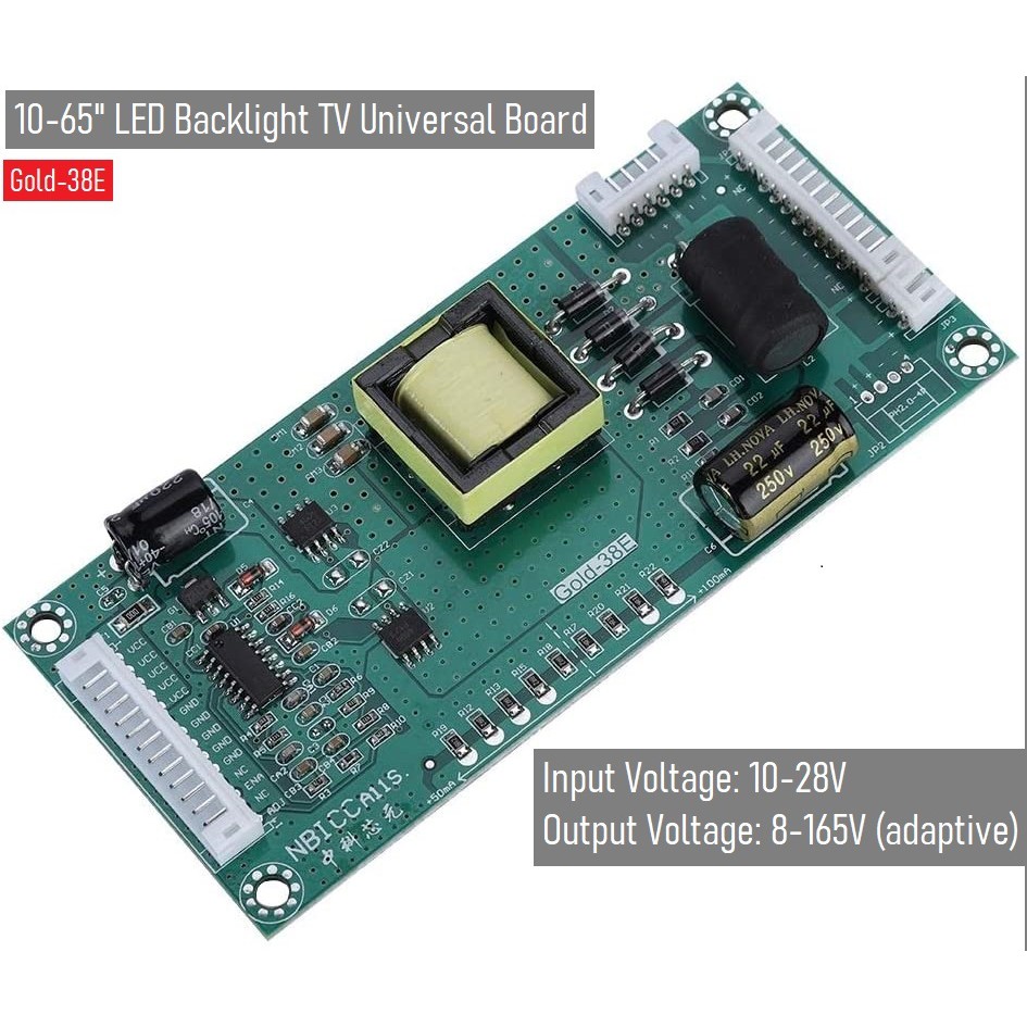 (READY STOCK) Gold-38E Universal LCD Driver Board, 10-65 inch LED LCD ...