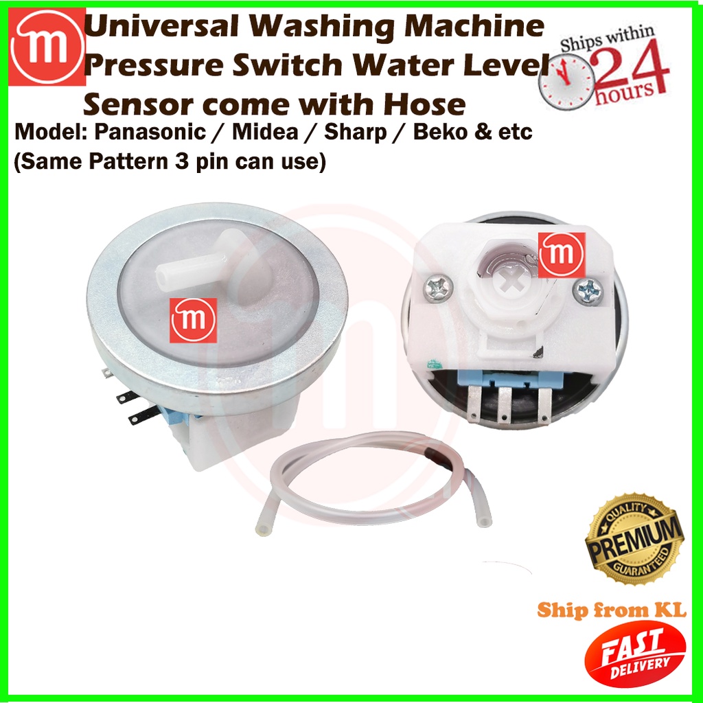 PANASONIC SHARP WASHING MACHINE PRESSURE SWITCH WATER LEVEL SENSOR 3PIN ...