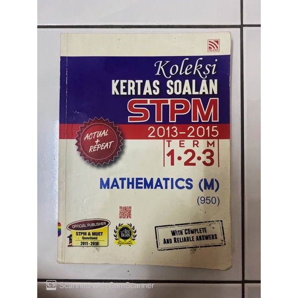 Stpm Math M Past Year Question (2013-2015) | Shopee Malaysia