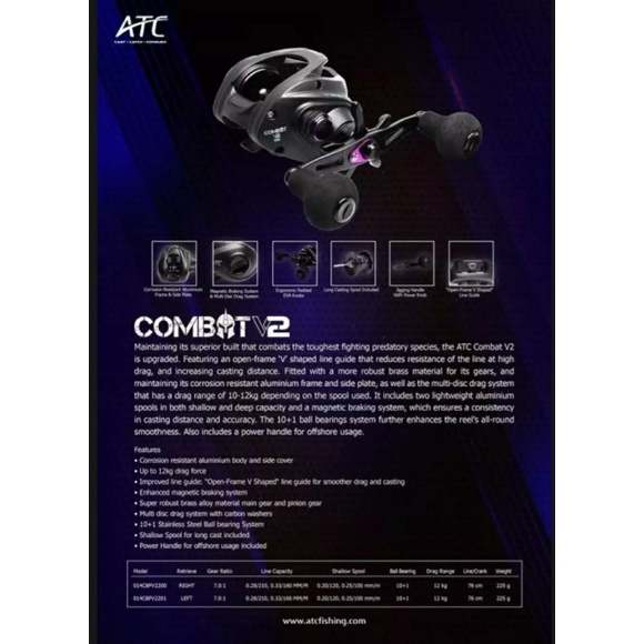 ATC Combat V2 201 Plus | Shopee Malaysia