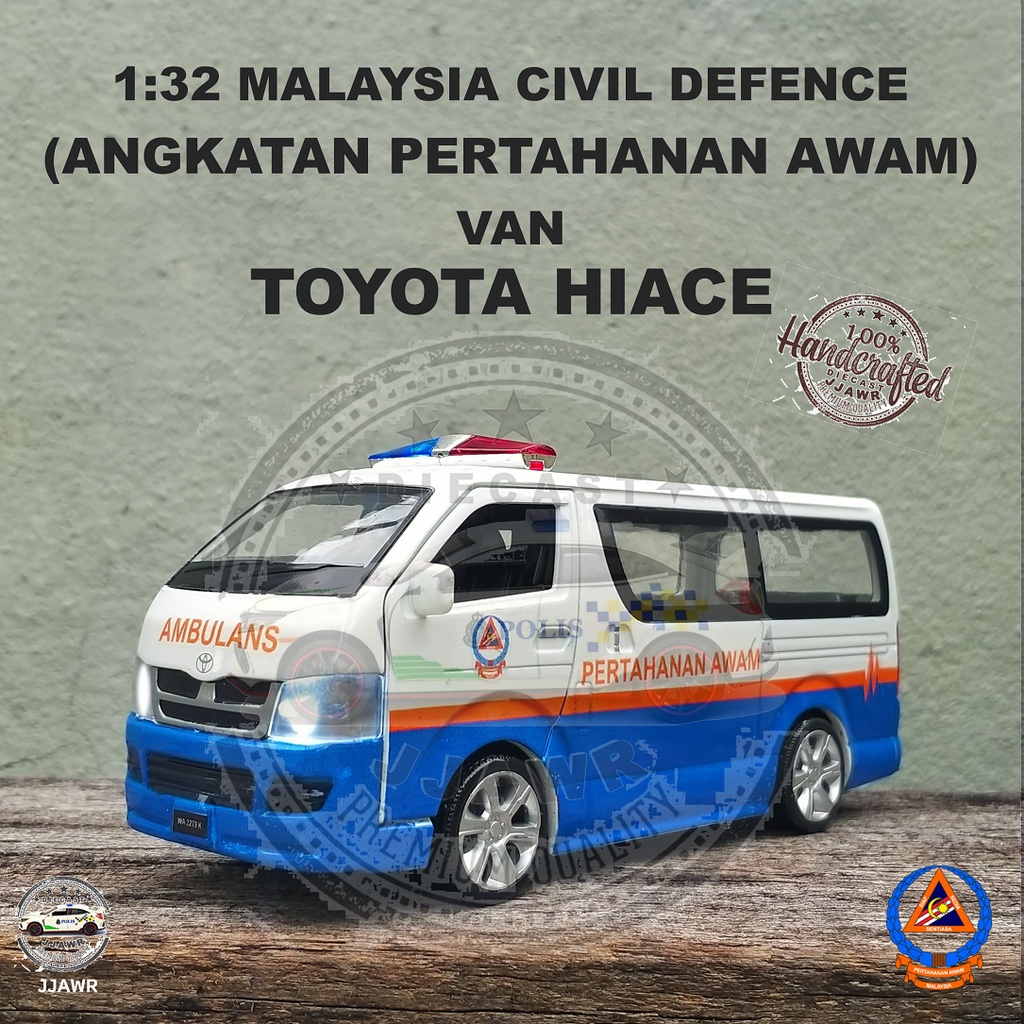 VAN APM JPAM 1:32 Malaysia Civil Defence Angkatan Pertahanan Awam ...
