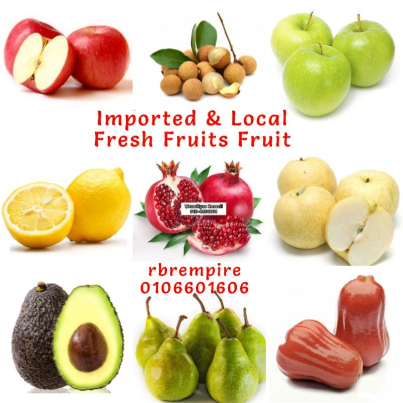 Imported & Local Fresh Fruits Fruit | PELBAGAI ANEKA BUAH BUAHAN | OREN ...