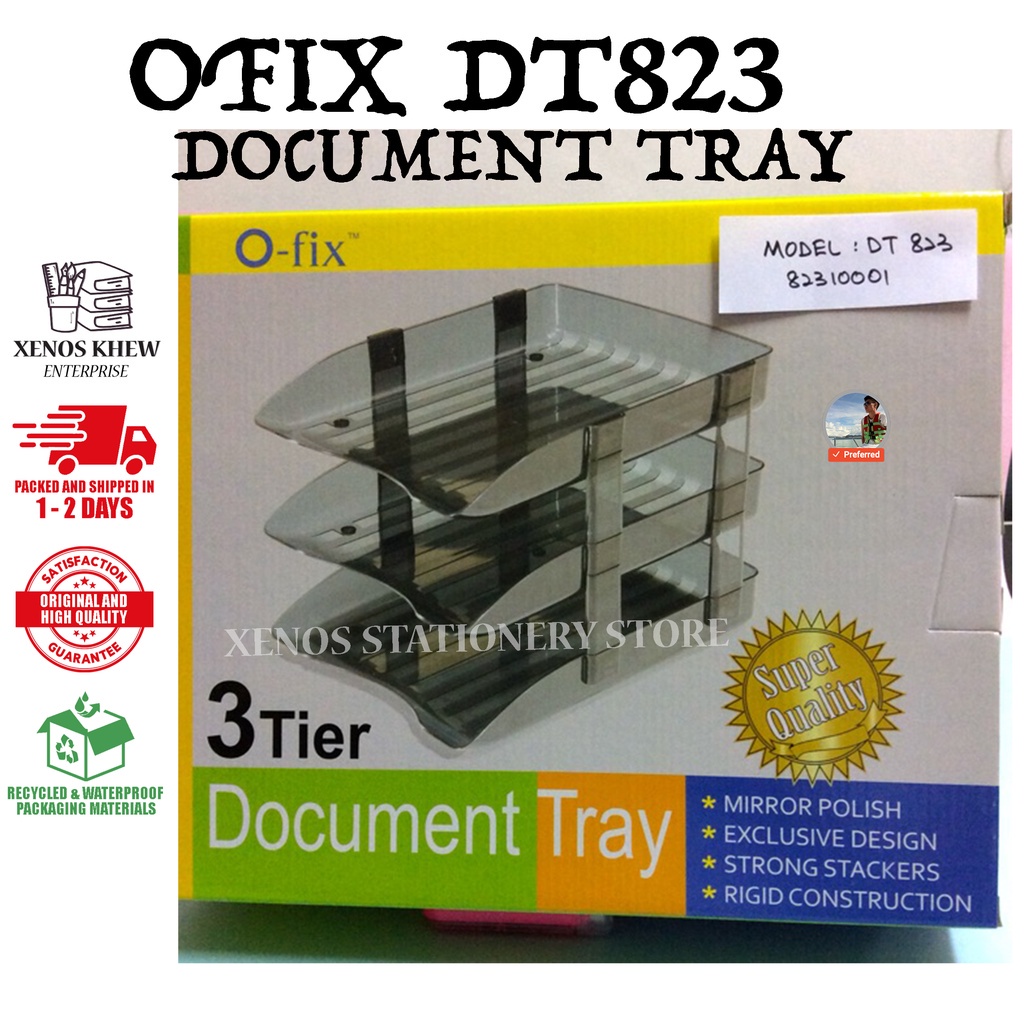 NISO DOCUMENT TRAY 3 TIER DT8230 [NOT TRANSPARENT MATERIAL] (READY ...