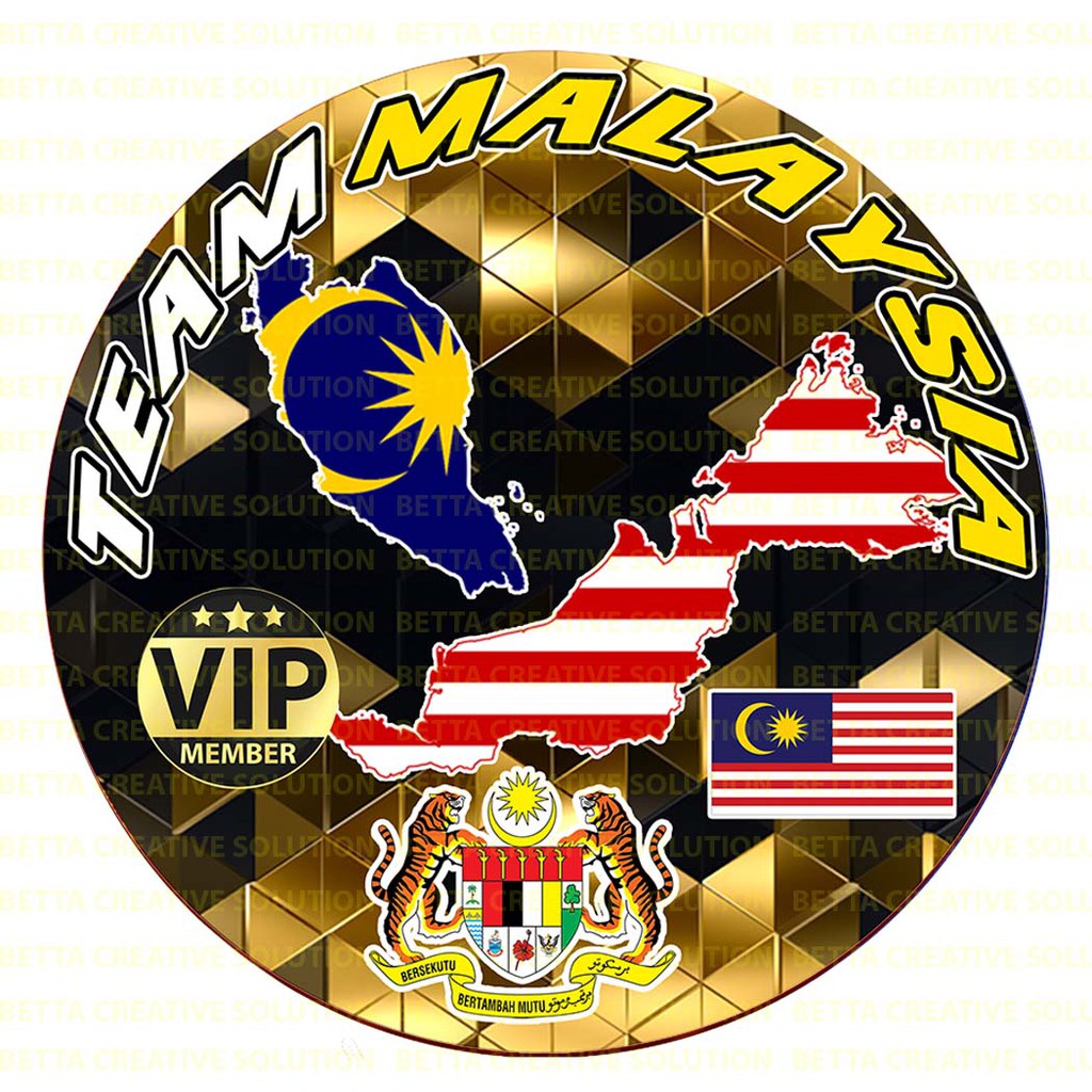 [ STIKER LORI / BIG ] Team Malaysia - Car Sticker / Bumper Sticker ...