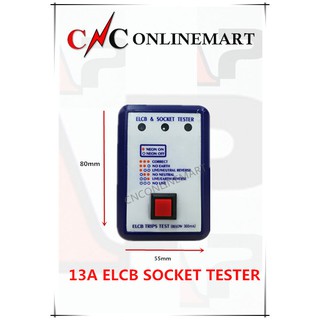 READY STOCK ELCB & SOCKET TESTER ELCB TRIPS TEST 300ma | Shopee Malaysia