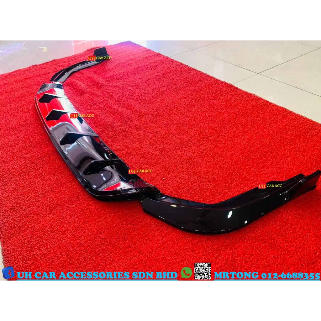 HONDA CITY GN2 2020 2021 2022 RS V2 REAR DIFFUSER LIPS BODYKIT 3PCS ...