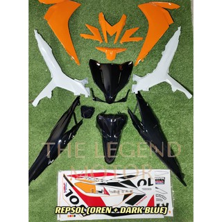 HONDA WAVE DASH 110 2 DASH110 V2 DASH2 Coverset Body Cover Set KAVERSET KAVER KOVER CAVER REPSOL ...