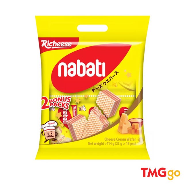 Richeese Nabati Cheese Cream Wafer 414g | Shopee Malaysia Richeese Nabati Cheese Cream Wafer 414g | Shopee Malaysia
