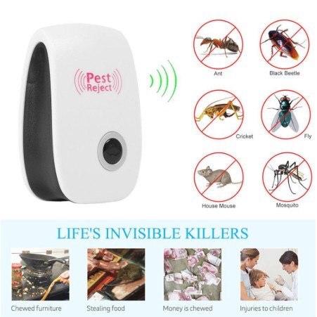 Pest Reject Ultrasonic Repeller Anti Mosquito Repellent Mouse Pest ...