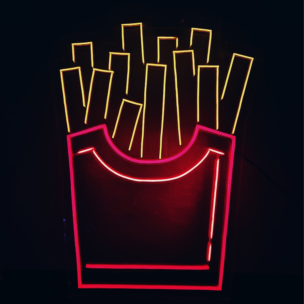 French Fries Neon Light (Local Seller) | Shopee Malaysia