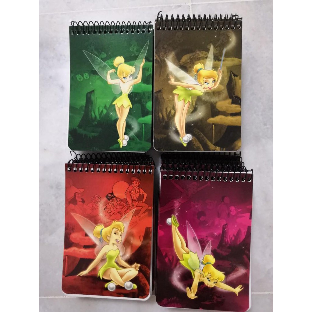 Classic Walt Disney Peter Pan-Tinker Bell x 1 unit Pocket NoteBook ...