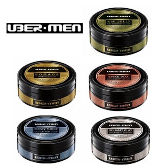 UBERMEN 3D Matt Clay Effortless Grunge / SPIKE WAX / POMADE POMPADOUR ...