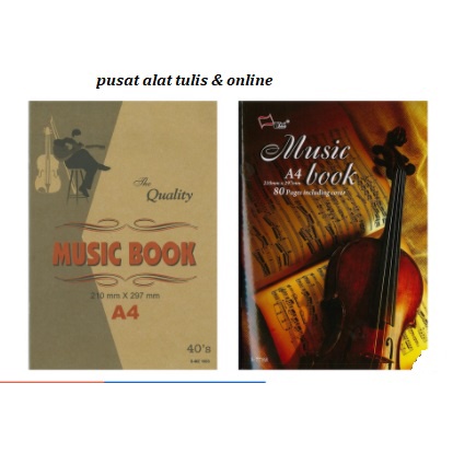 Uni Paper A4 Music Book / Buku Muzik 80Pages (S-7788) | Shopee Malaysia