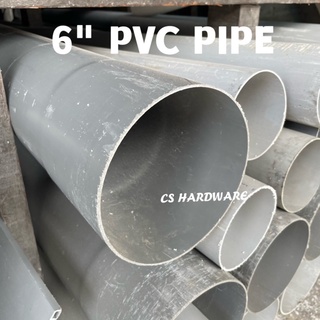 6 inch PVC Pipe Air PVC Kelabu PVC Water Pipe PVC Paip (Class O) 160mm | Shopee Malaysia