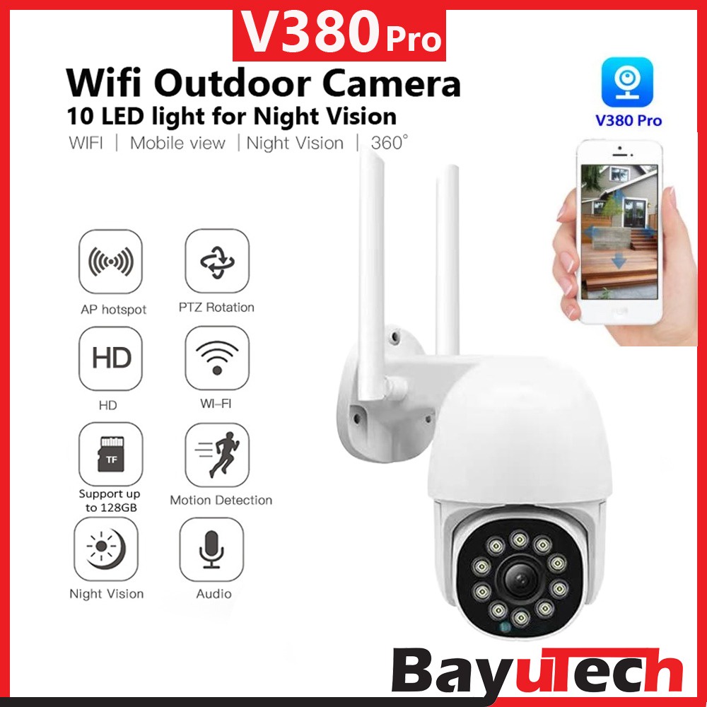 CCTV Outdoor PTZ WIFI IP Security Camera 1080P FHD Night Vision ...
