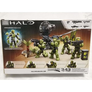 Mega Bloks Construx Halo Building Blocks CNG63 UNSC Fireteam Taurus ...