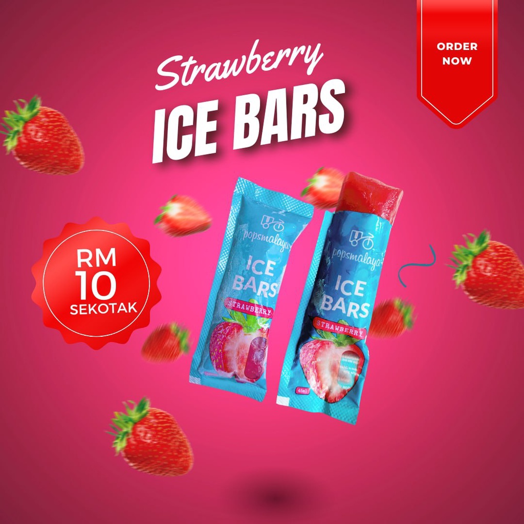 Aiskrim Pop Malaya Ice bar Strawberry RM10 Ice Bar Pop Malaya ice cream ...
