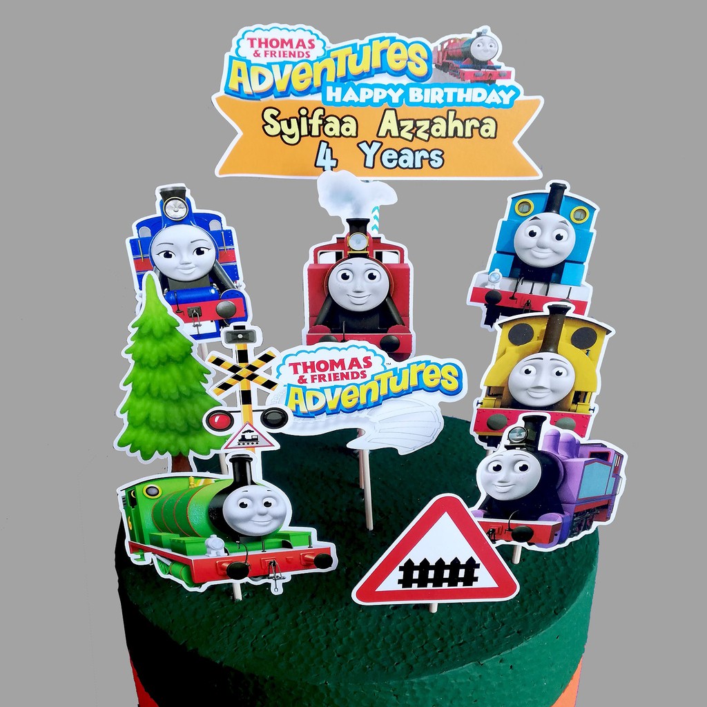 Cake Topper Thomas & Friends (For Cake Decoration) | Shopee Malaysia