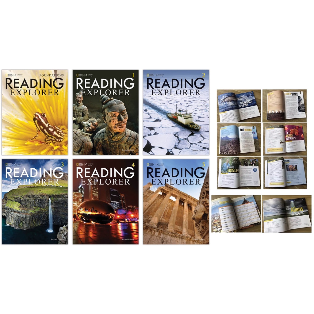 National Geographic Learning Reading Explorer 1-6 ~ 6 Books (Ready ...