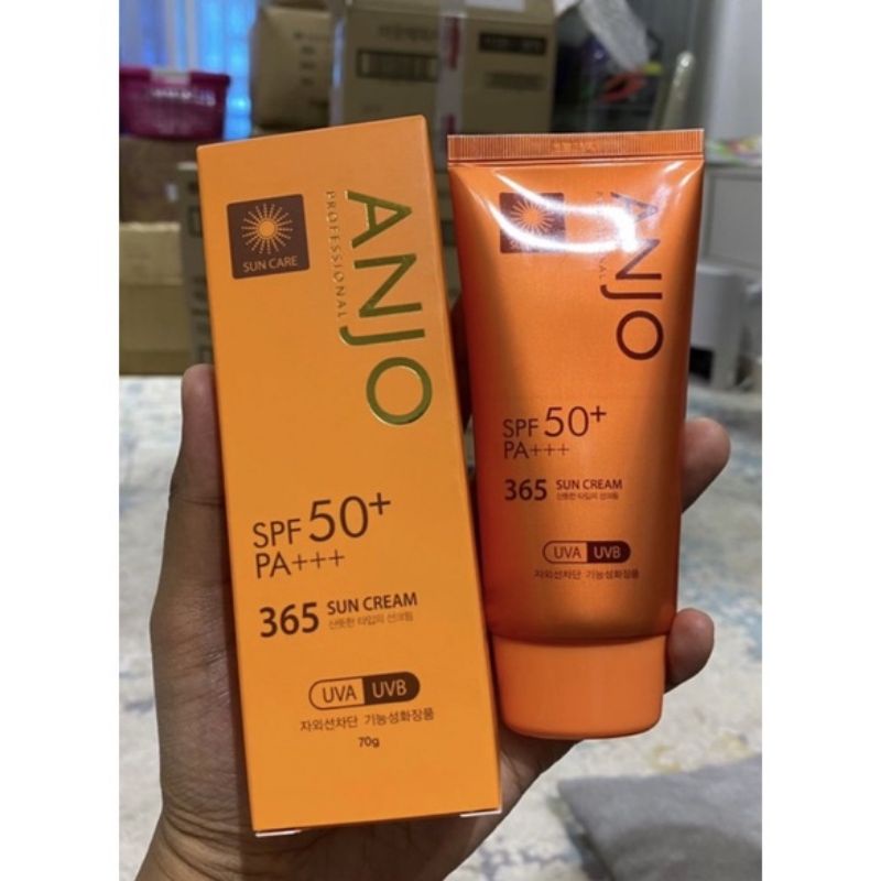 ANJO PROFESSIONAL SUNSCREEN SPF 50+PA+++70G | Shopee Malaysia