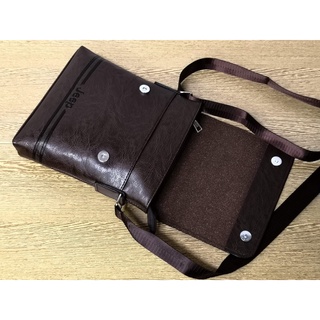 Pu Leather Sling Bag Beg Sandang Lelaki Kulit Beg Silang Lelaki ...