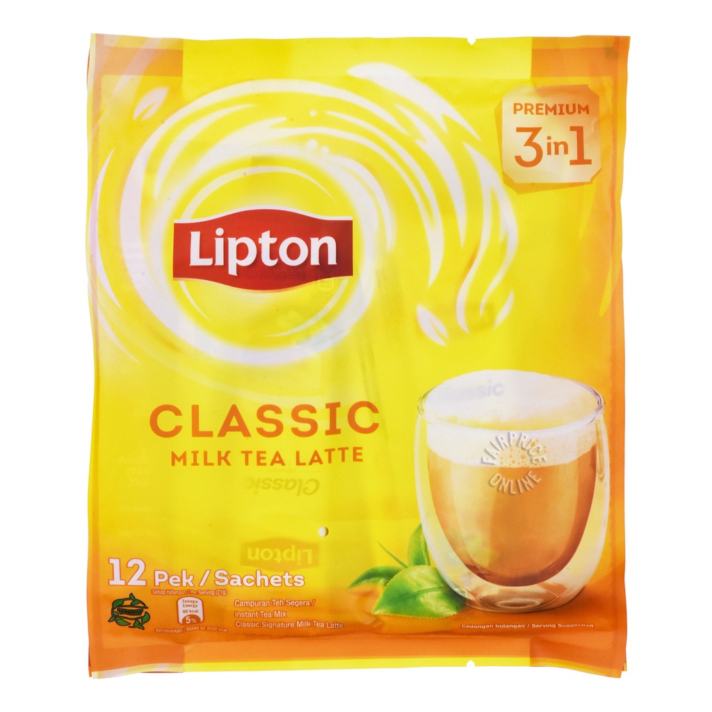 Lipton Signature Milk Tea Latte Instant Tea Mix Classic/Tea Tarik/ Teh ...