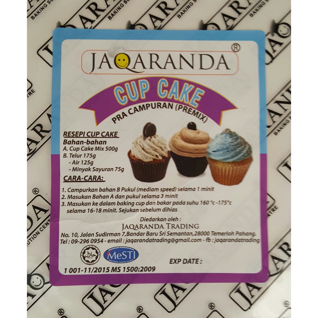 Cup Cake Mix 500gm (HALAL) | Shopee Malaysia