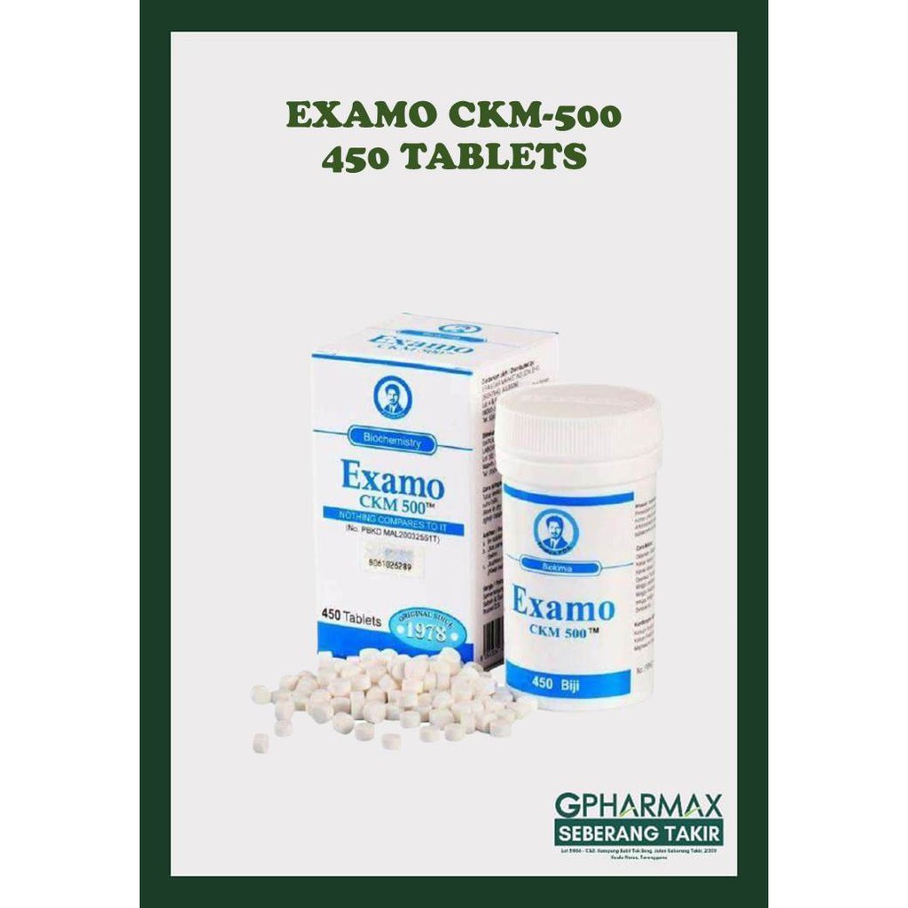 EXAMO CKM-500 450 TABLETS | Shopee Malaysia