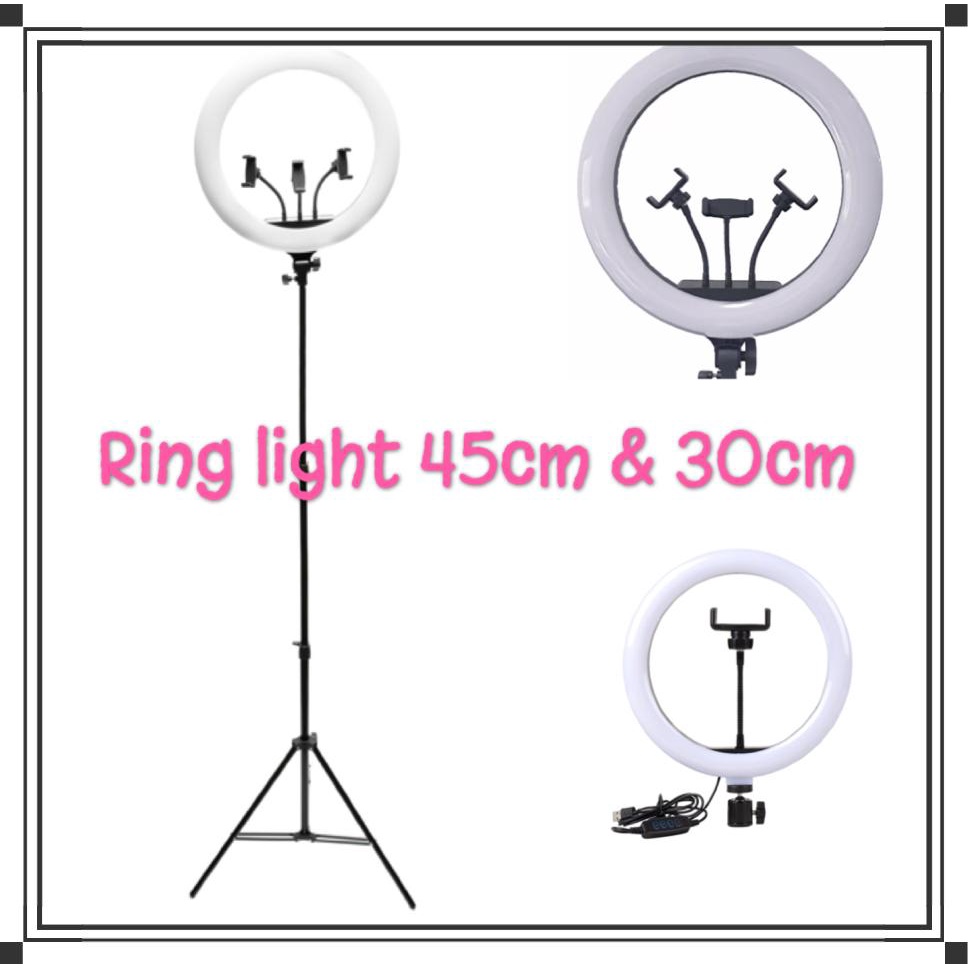 45cm 30cm RINGLIGHT 2.1METER STAND 18 INCH RING LIGHT 12INCH RINGLIGHT ...