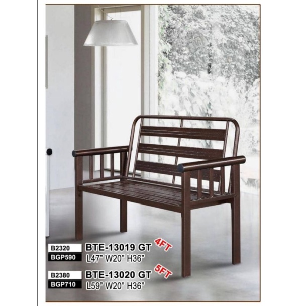 HOT SALES READY STOCK BENCH CHAIR OUTDOOR INDOOR RELAX 5 KAKI LIMA 3 ...