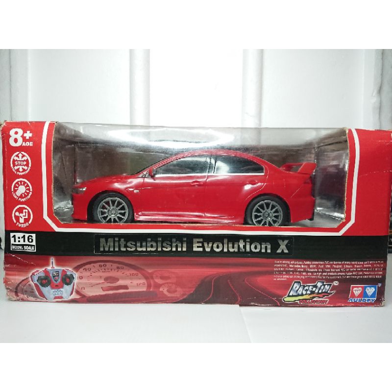 Mitsubishi Evo X 10 Red Auldey RC Race Tin Turbo | Shopee Malaysia