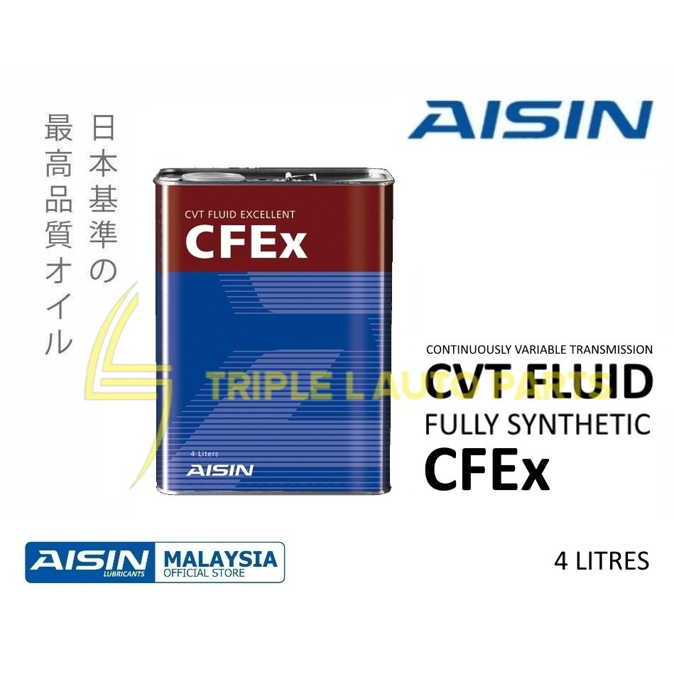 100% AISIN Fully Synthetic CVTF CFEx - CVT Transmission Fluid (4L ...