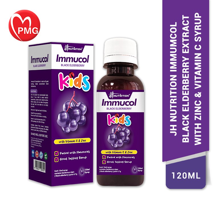 [JH NUTRITION] Immucol Kids (Black Elderberry) 120ml - good for ...