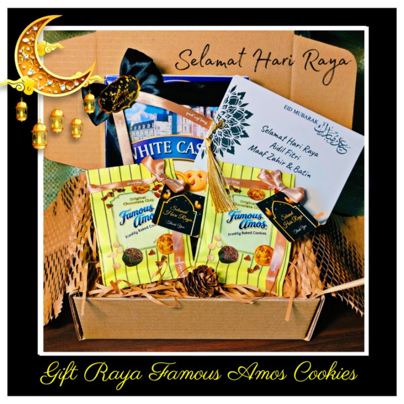 New Set Gift Box Raya 2022 Cookies Bajet-hamper raya/hadiah raya/kuih ...