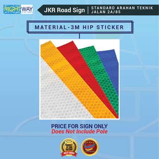 2. JKR ROAD SIGN / STANDARD ARAHAN TEKNIK JALAN 2A/85 / BERHENTI / 3M ...