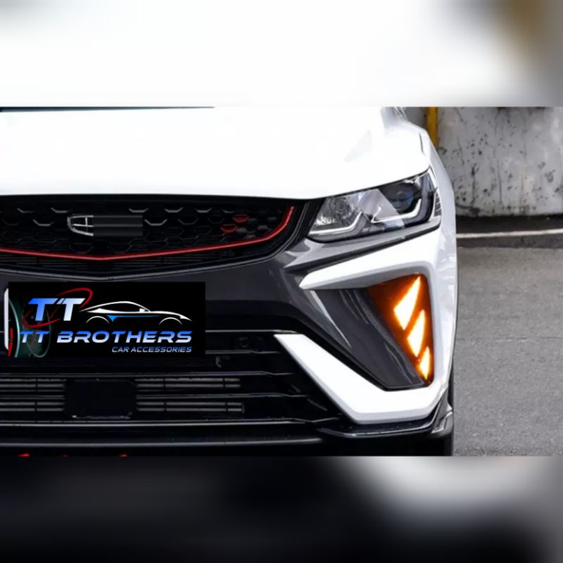 PROTON X50 GEELY FL Bumper convert daylight DRL LED Light | Shopee Malaysia
